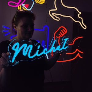 Michael Name Neon Sign, Michael Led Neon Sign, Custom Name Neon Sign ...