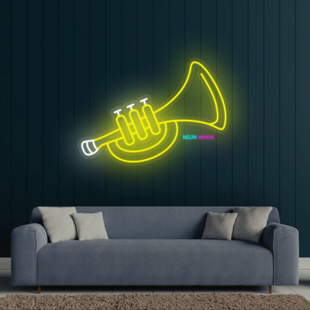 Tuba Neon Sign, Tube Musical Instrument Led Light, Music Teacher Gift ...