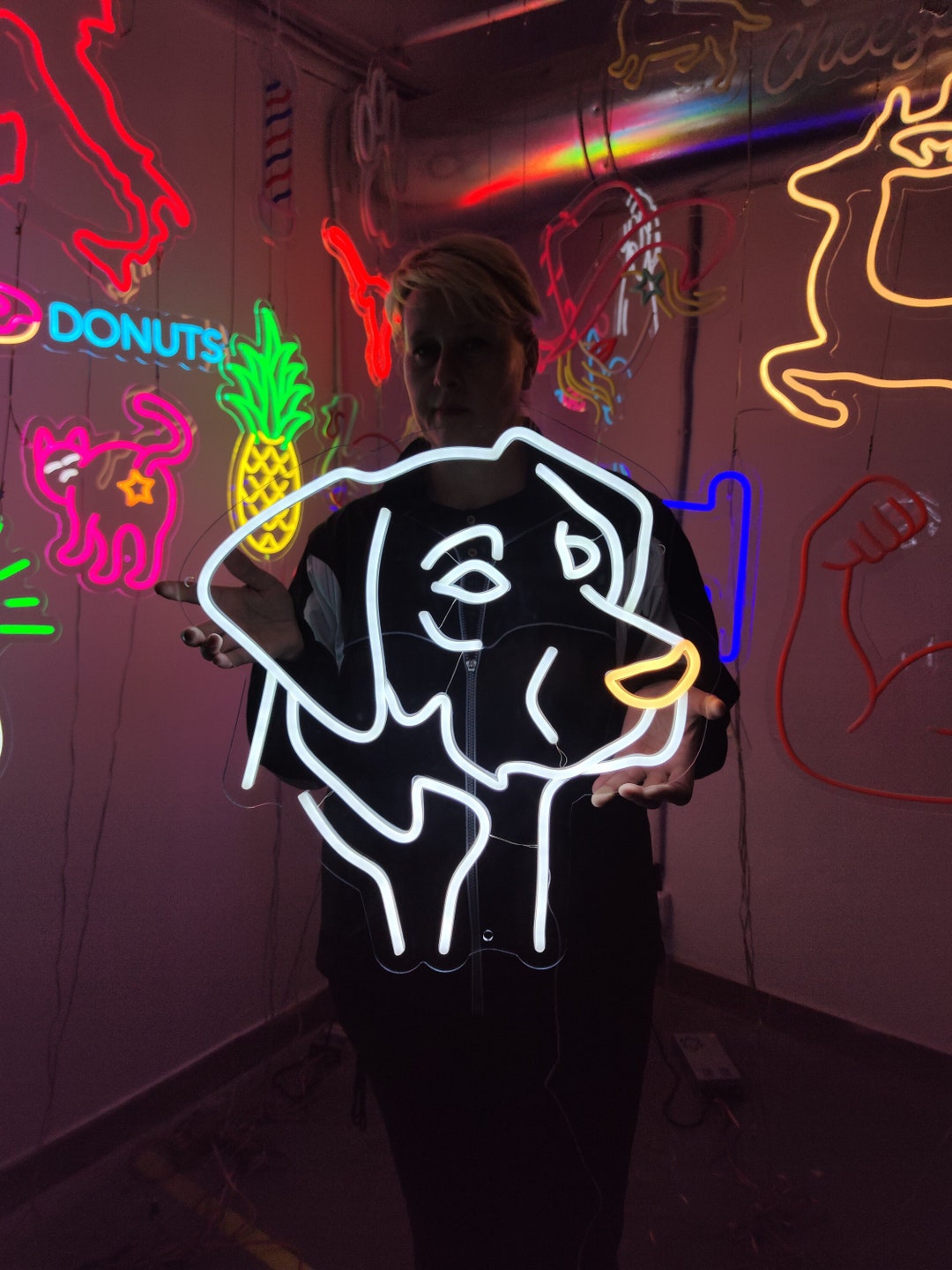 Rhodesian Ridgeback Neon Sign, Dog Led Sign, Pet Shop Decor Led Light ...