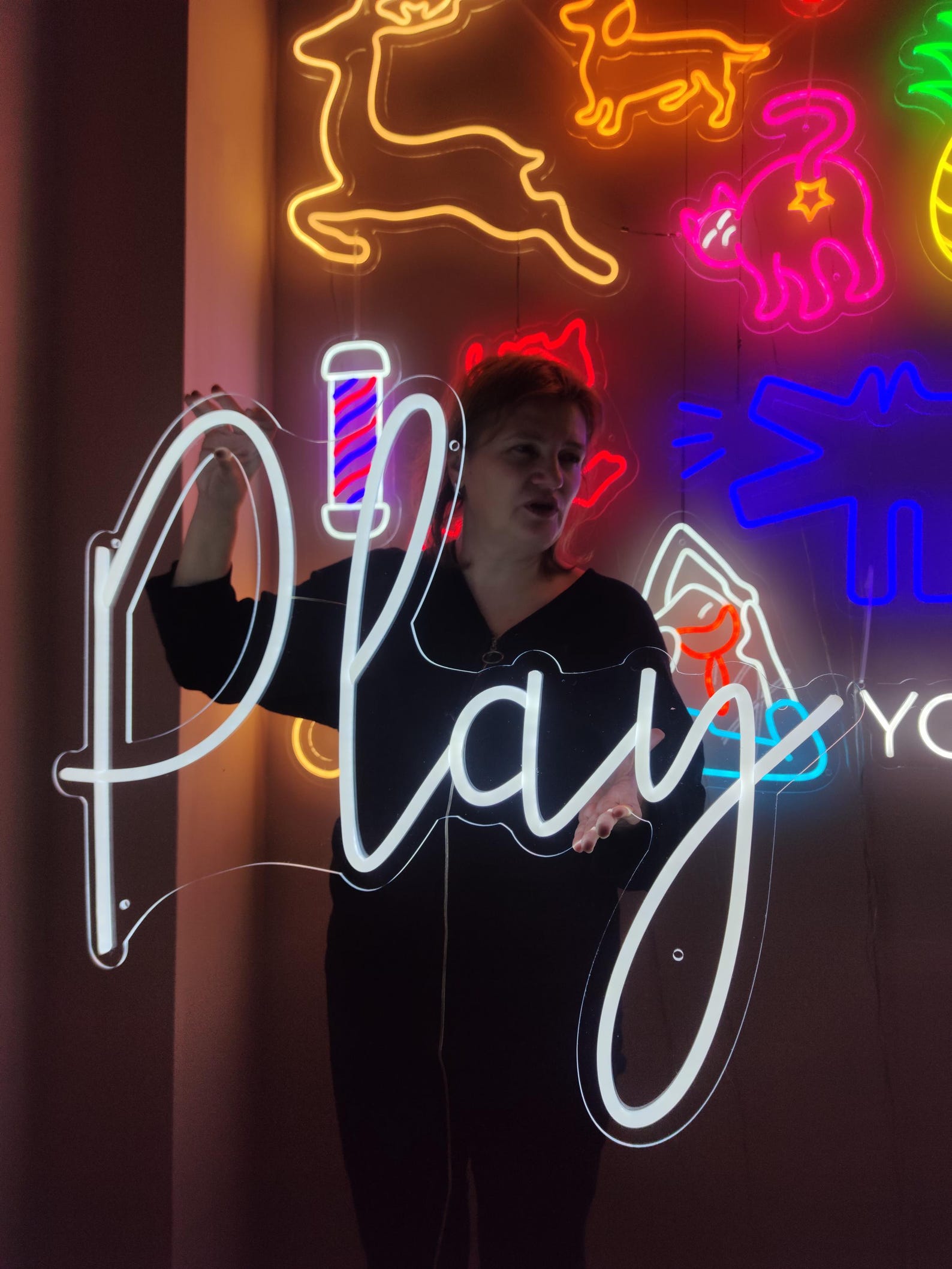 Play Neon Sign, Play Led Light, Custom Kids Room Decor Light, Man Cave ...