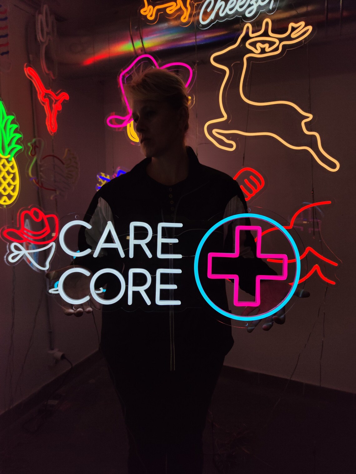 Clinic Neon Sign, Medical Cross Neon Led, Medicine Led Neon, Sign for ...