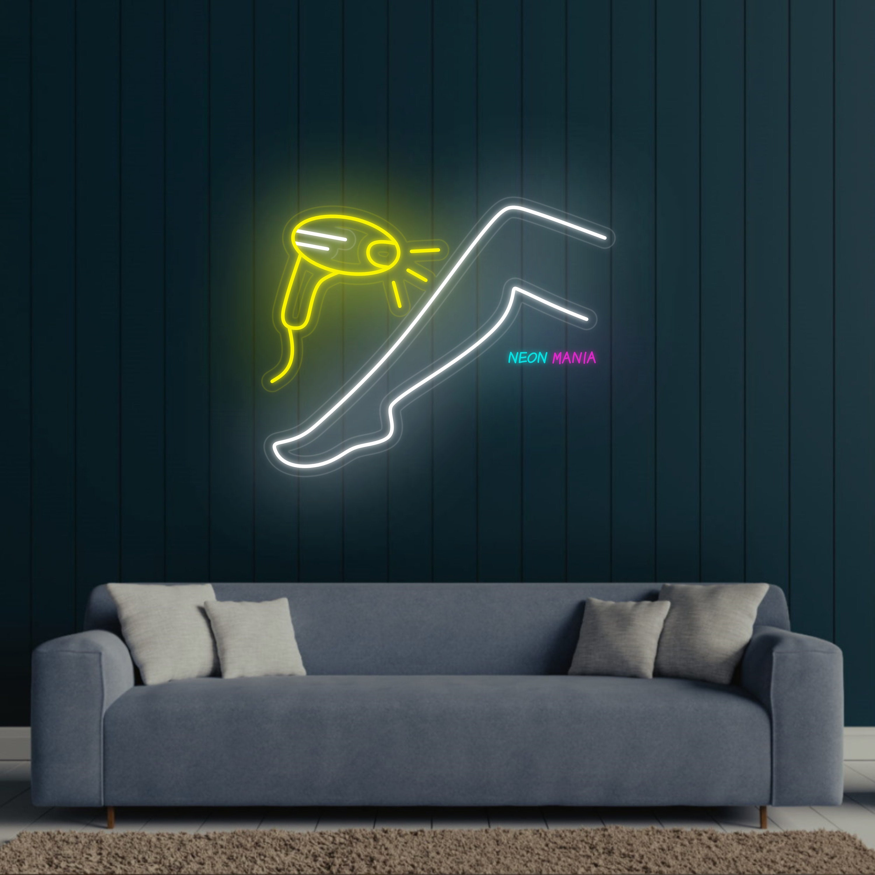 Lazer Hair Removal Neon Sign, Beauty Salon Decor Led Neon, Body Laser ...