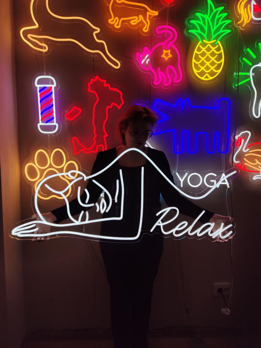 Spa Massage Neon Sign, Relax Led Light, Custom Wall Decor Massage Spa ...
