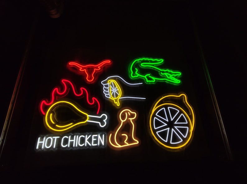Dog Neon Sign, Animal Neon Light, Pet Led Light, Custom Dog Led Sign ...