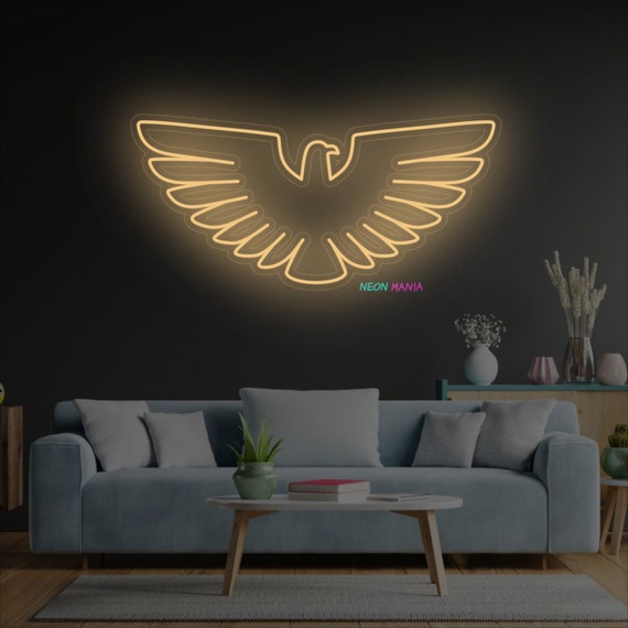 Eagle Neon Sign Bird Neon Light Eagle Led Light Custom - Etsy