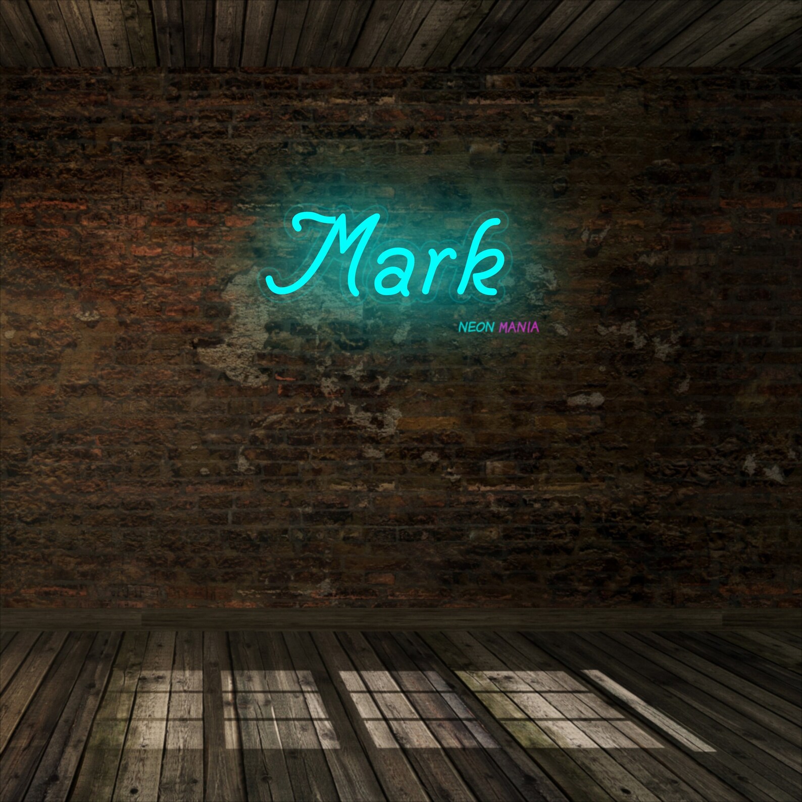 Mark Name Neon Sign Mark Led Neon Sign Custom Name Neon | Etsy