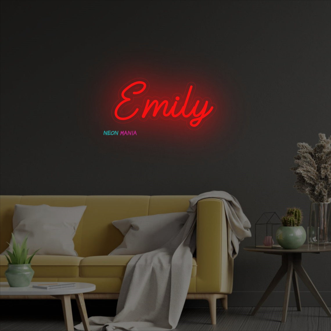 Emily Name Neon Sign, Mila Led Neon Sign, Custom Name Neon Sign, Kids ...