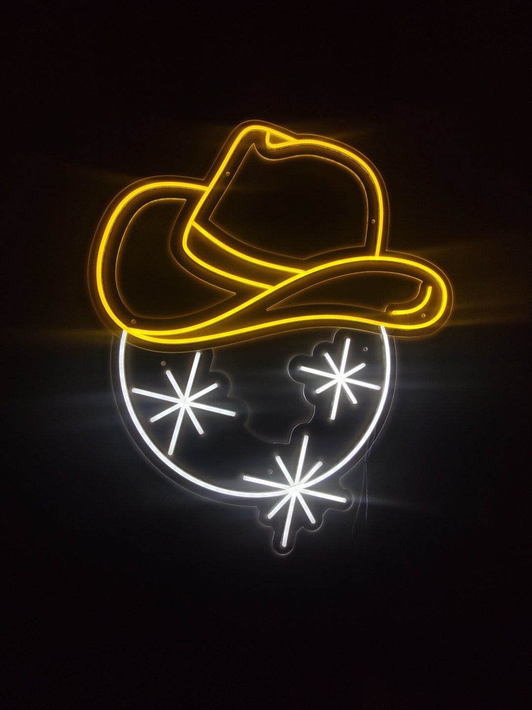 Disco Cowboy Neon Sign, Disco Ball Led Light, Neon Party Decor, Disco ...