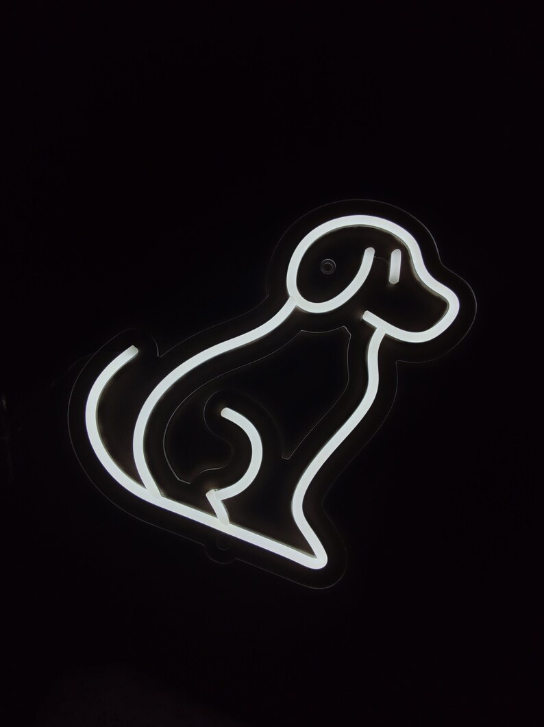Dog Neon Sign Animal Neon Light Pet Led Light Custom Dog - Etsy