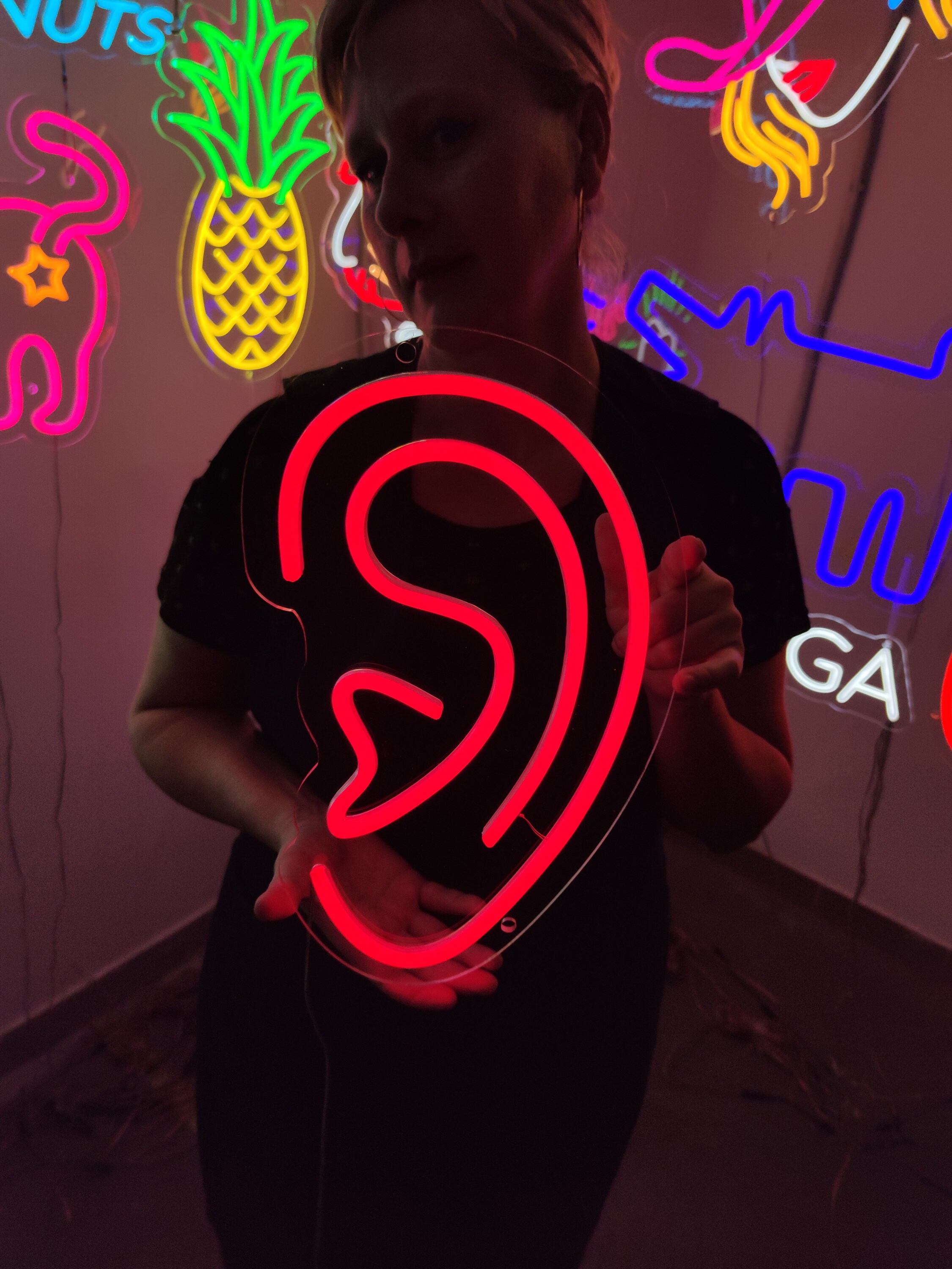 Ear Neon Sign, Human Ear Led Light, Ear Led Neon Sign, Custom Human ...