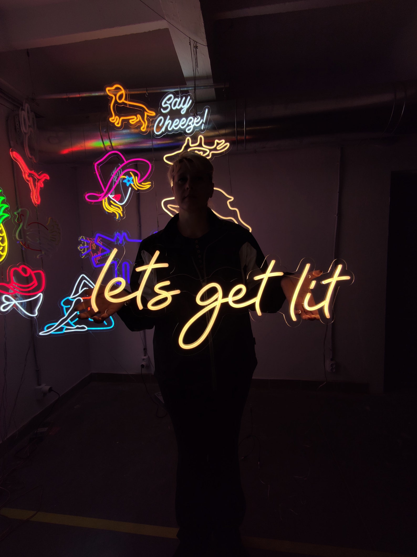 Lets Get Lit Neon Sign, Lets Get Lit Led Neon Lights, Custom Led Light ...