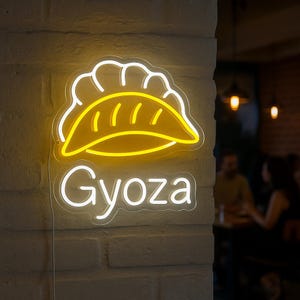 Gyoza Neon Sign. Japanese Cuisine LED Decor. Restaurant Neon Decor. - Etsy