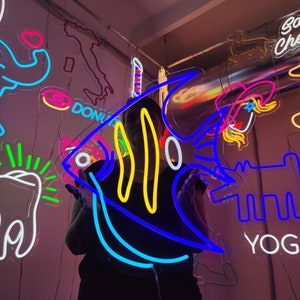 Lionfish Neon Sign: Light up Your Ocean Paradise With Fish - Etsy