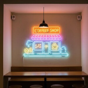 Custom Baking Neon Sign. LED Bakery Wall Decor. Fresh Pies, Fresh Bread ...