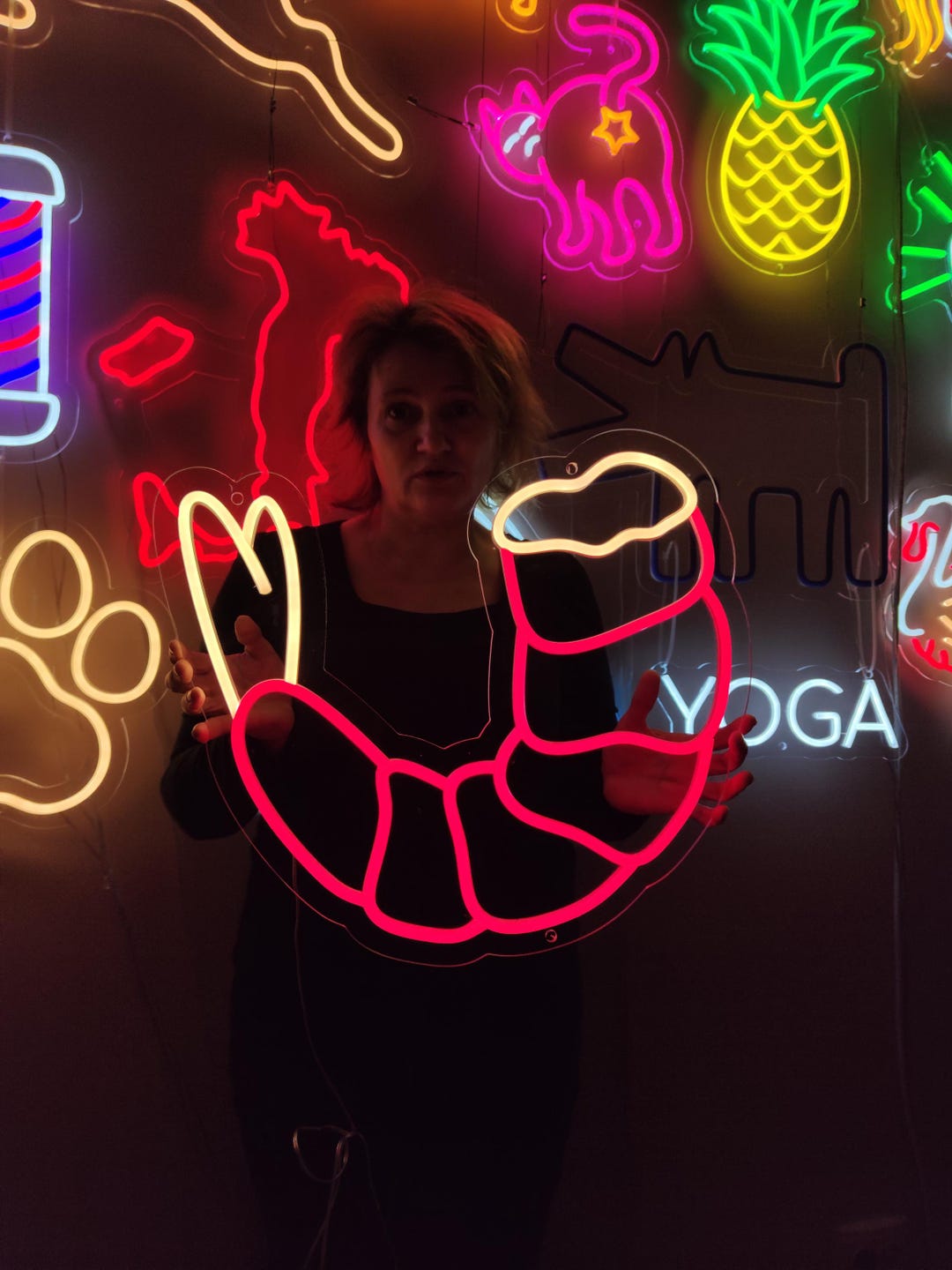 Shrimp Neon Sign: Light up Your Seafood Restaurant - Etsy
