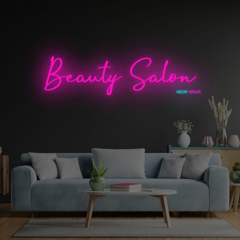 Beauty Salon Neon Sign Nail Salon Led Neon Beauty Room Led - Etsy