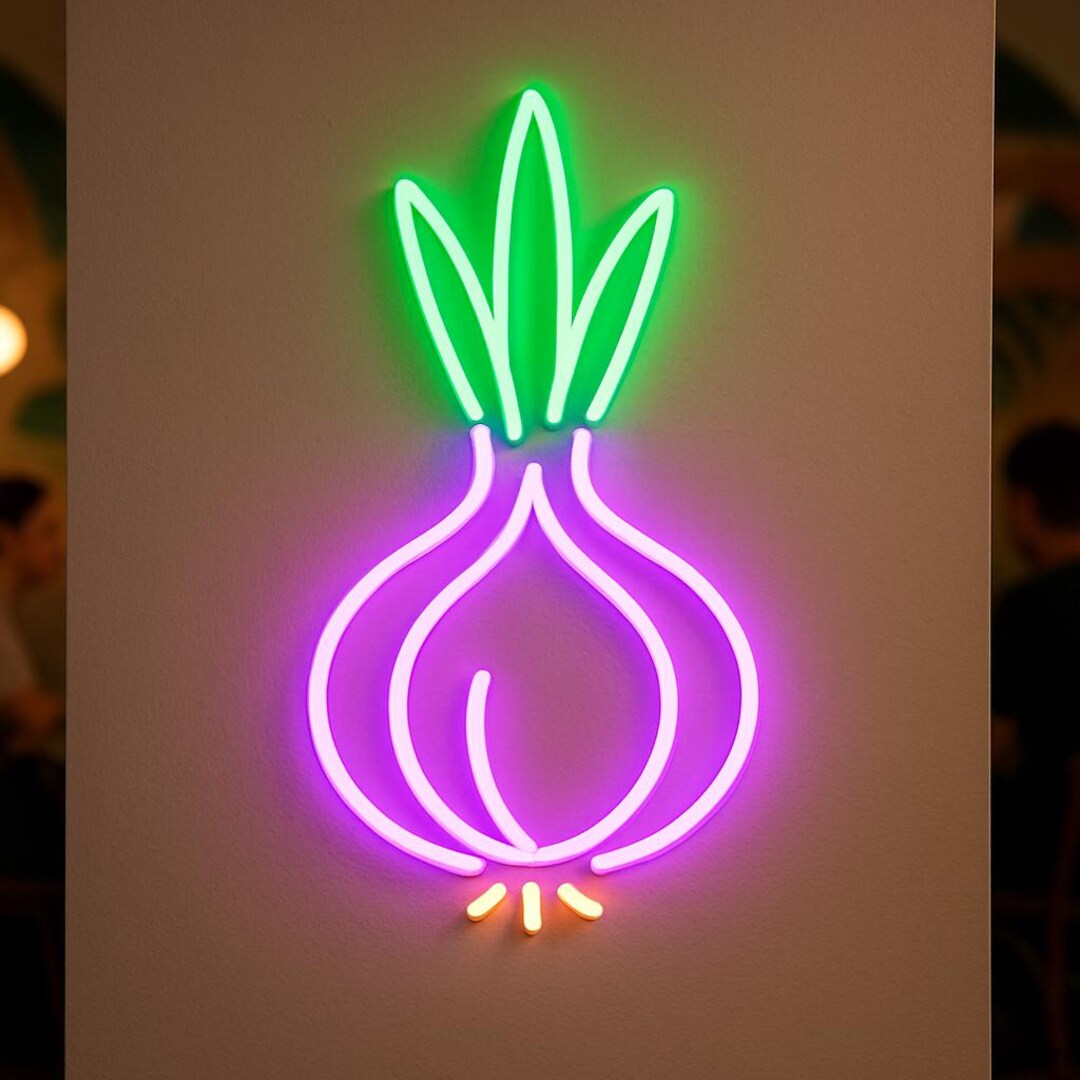 Onion Neon Sign. Farm Food Restaurant Light. Vegetable Stores Led Sign ...