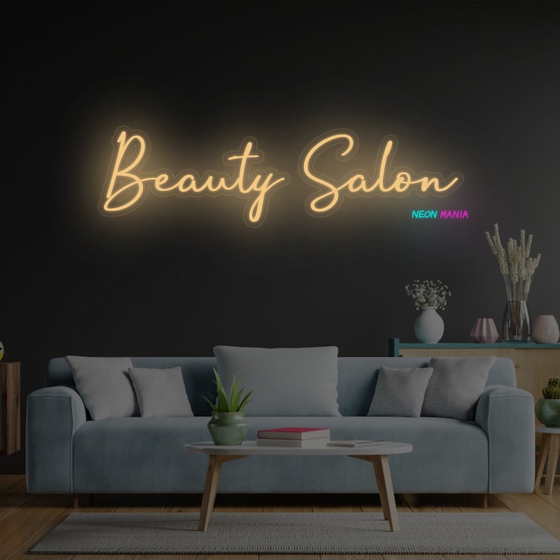 Beauty Salon Neon Sign Nail Salon Led Neon Beauty Room Led - Etsy