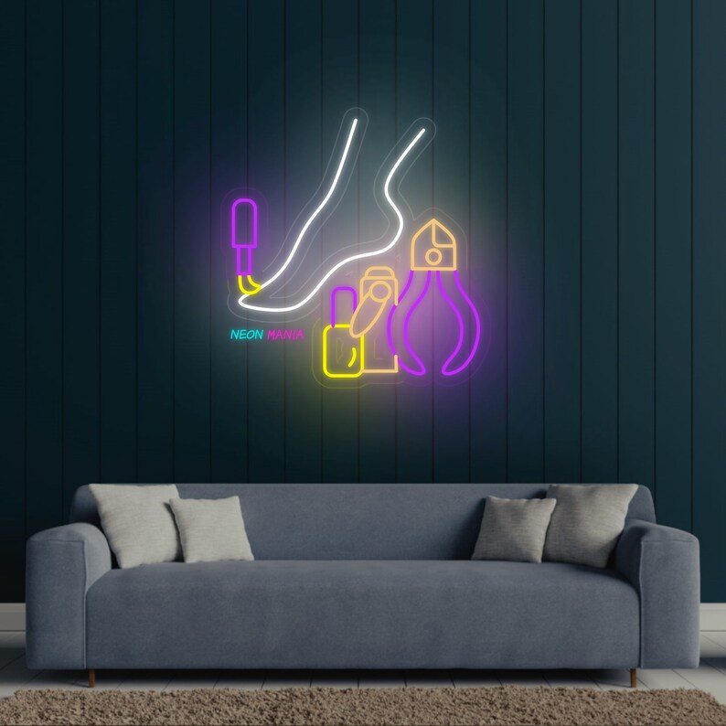 Pedicure Neon Sign Pedicure Salon Decor Led Neon Pedicure - Etsy