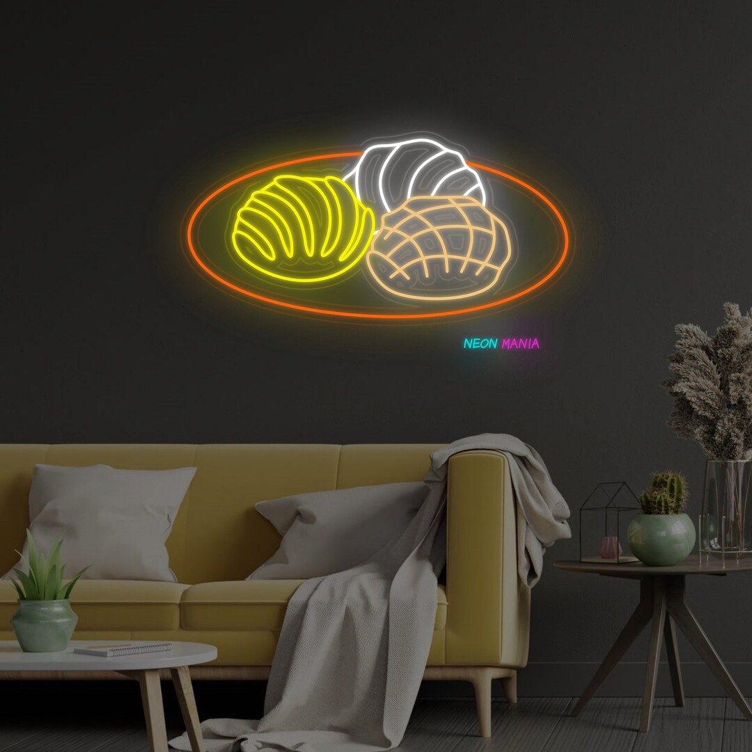 Conchas Neon Sign: Light up Your Bakery. Cookies Led Sign - Etsy