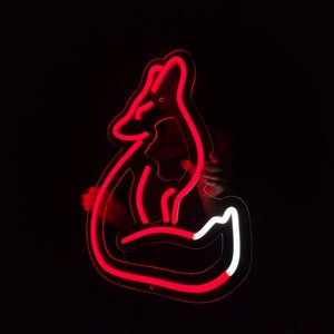 Fox Neon Sign Fox Light up Sign Animal Led Light Animal - Etsy
