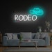 Rodeo Neon Sign Cowboy Hat Led Sign Western Decor Neon - Etsy