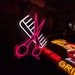 Scissors Neon Sign, Comb Led Sign, Barbershop Neon Light, Hairdressing ...