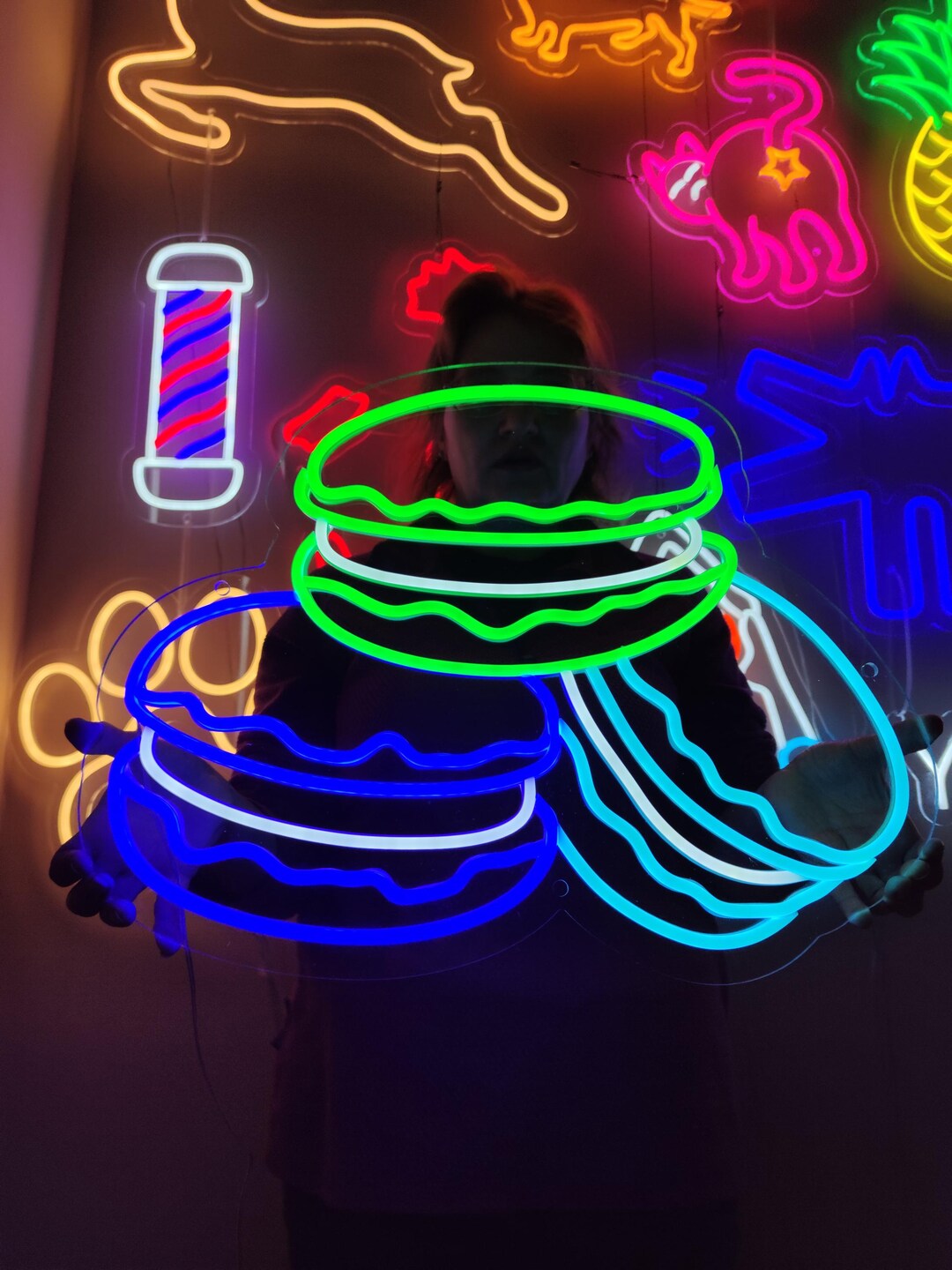 Macarons Neon Sign: Light up Your Sweet Shop. Bakery Decor - Etsy