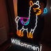 Custom Animal Neon Sign. Llama, Alpaca, Camel, Vicuña, Guanaco, Donkey ...