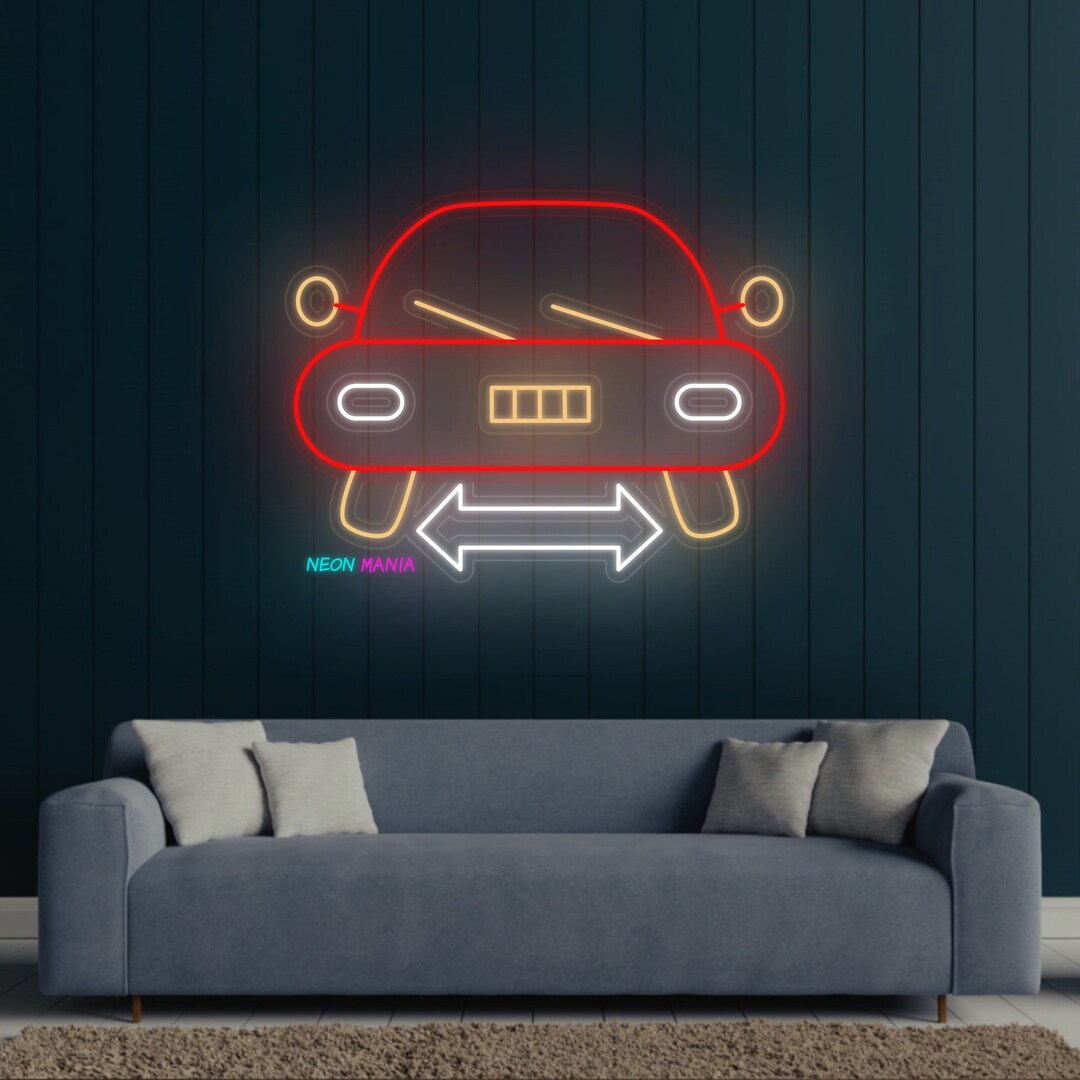 Wheel Alignment Sign, Custom Car Led Light up for Garage, Car Service ...