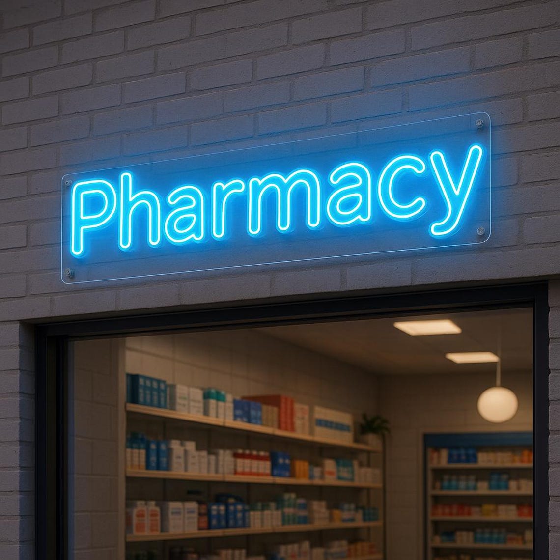 Neon Pharmacy Sign. Pharmaceutical LED Decor. Medical Neon Decor. - Etsy