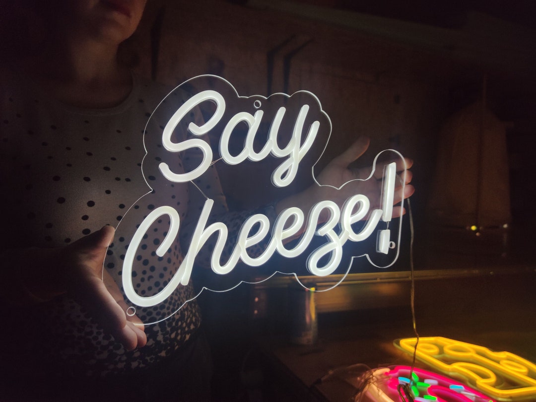 Say Cheese Neon Sign, Medicine Led Light, Dentist Neon Light Wall Decor ...