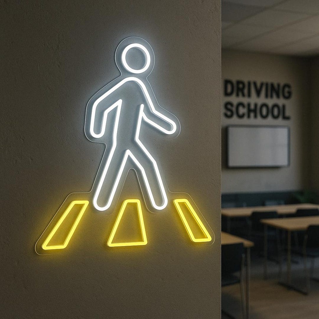 Traffic Signs Neon Sign. STOP, Parking Sign, Speed Limit 60, No Entry ...