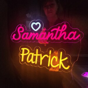 Patrick Name Neon Sign, Patrick Led Neon Sign, Custom Name Neon Sign ...