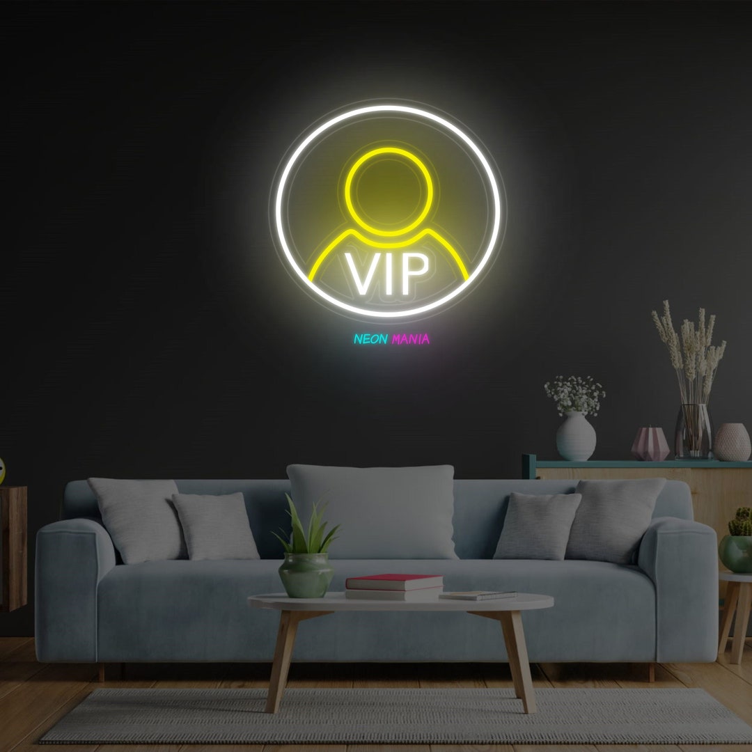 VIP Neon Sign: the Perfect Sign for Exclusive Events & VIP Rooms - Etsy