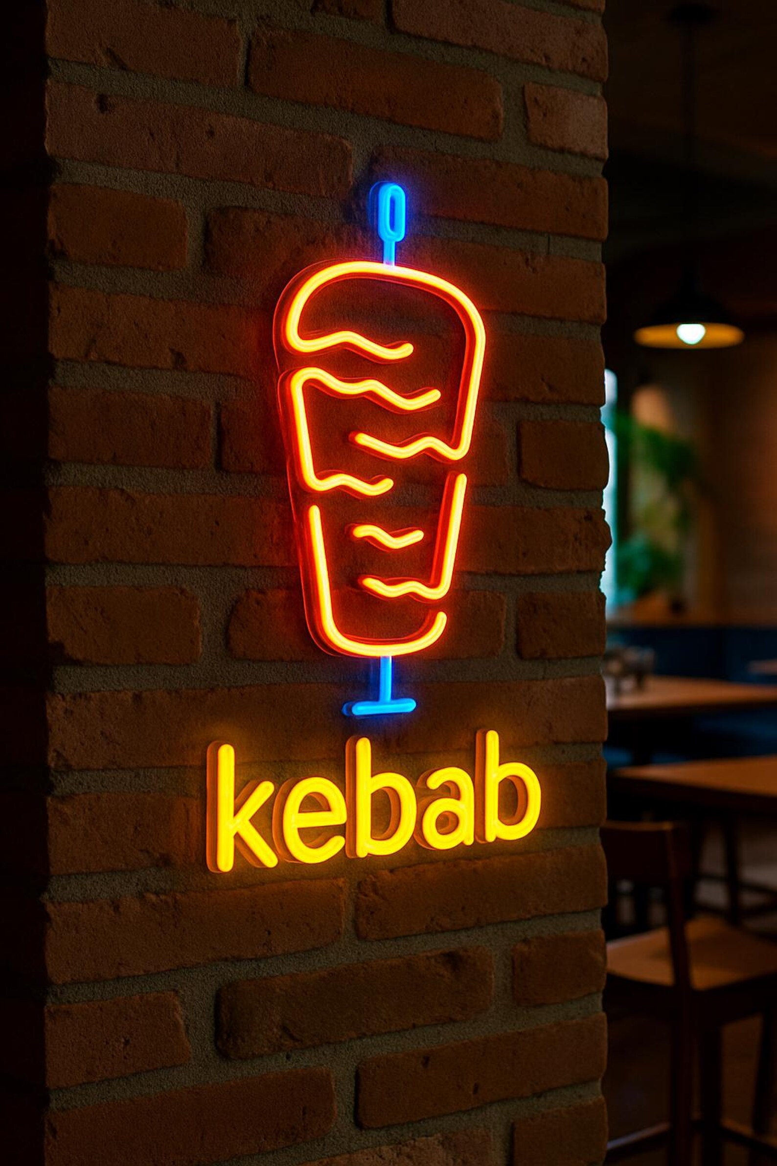 Kebab Neon Sign. Meat Neon Light. Shawarma Led Light. Doner Kebab Led ...
