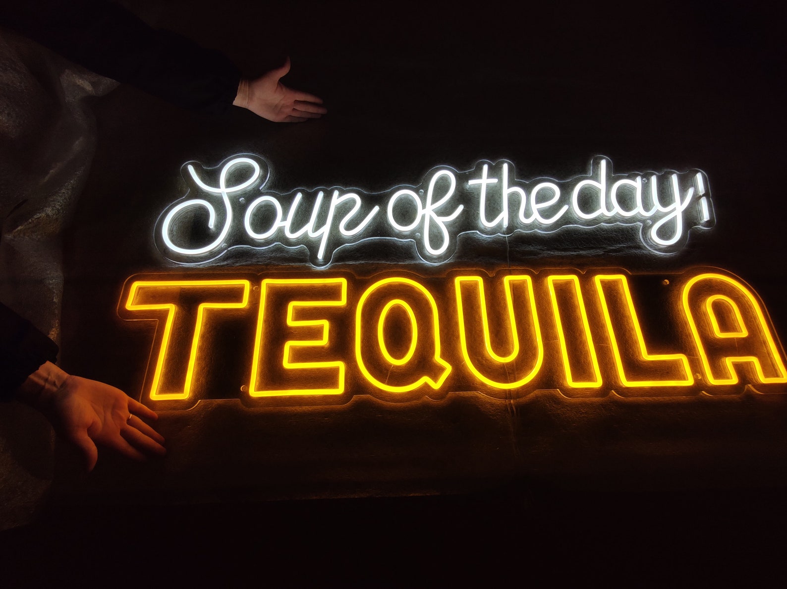 Soup of the Day Neon Sign, Tequila Led Light, Soup of the Day Led Sign ...