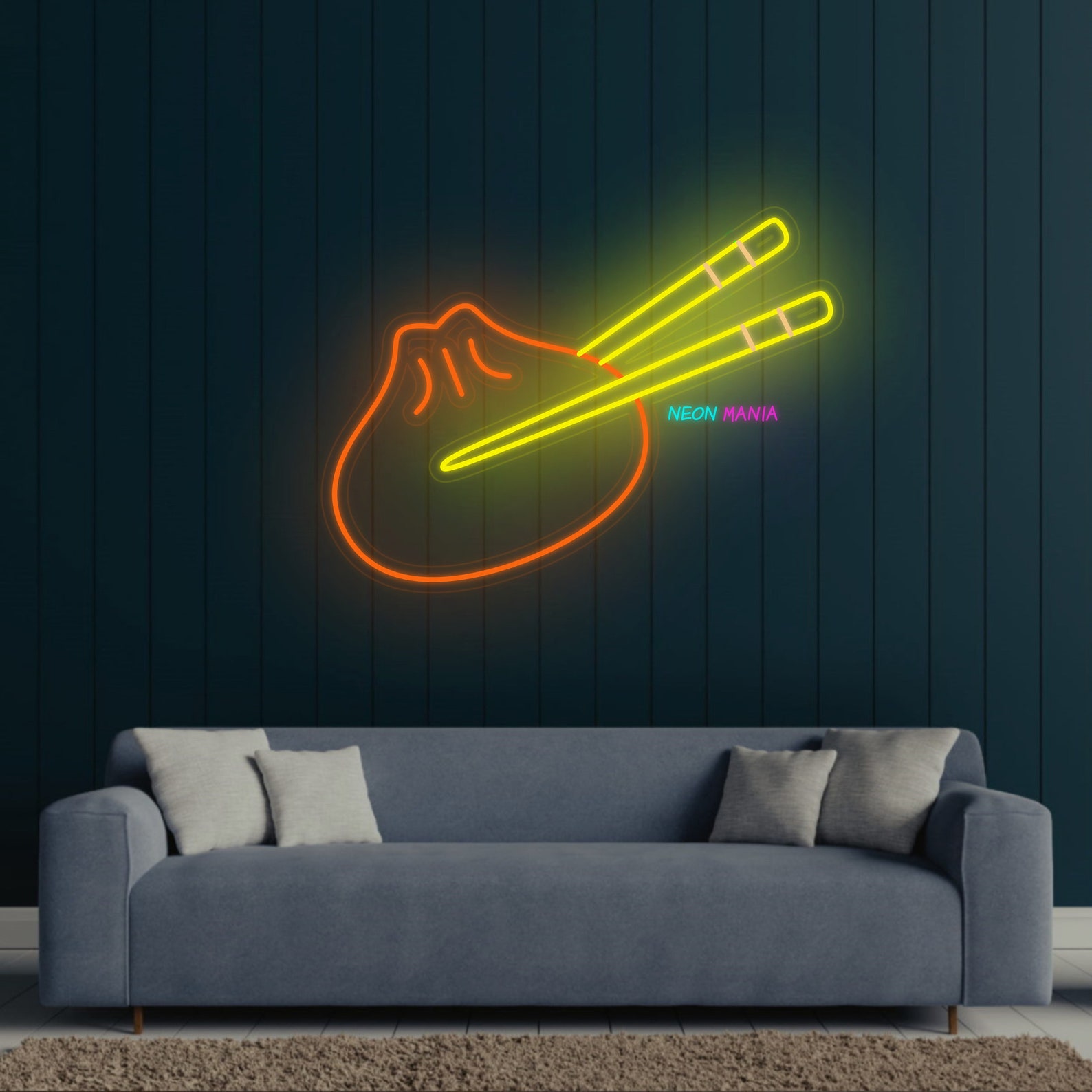 Dim Sum Neon Sign, Baozi Led Sign, Pao-tsih Led Light, Bao Light Sign ...