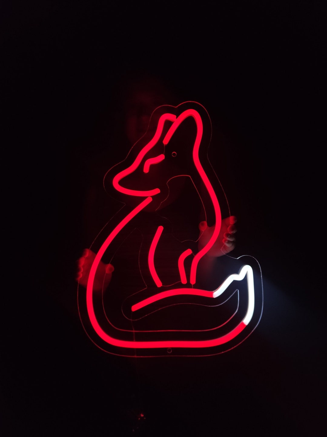Fox Neon Sign, Fox Light up Sign, Animal Led Light, Animal Sign for Pet ...
