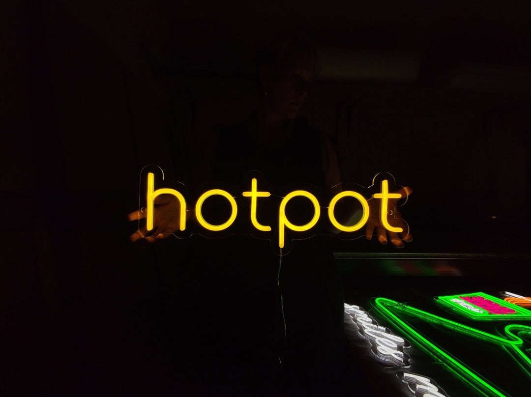 Hotpot Neon Sign, Chinese Food Led Sign, Chaffy Dish Led Light, Custom ...
