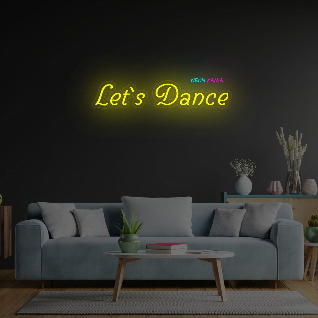 Lets Dance Neon Sign: Light up Your Dance Floor. Party Light Decor ...