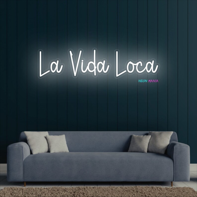 La Vida Loca Neon Sign, La Vida Loca Led Light, Custom Party ...