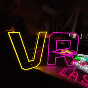 VR Neon Sign, Virtual Reality Led Light, Custom Virtual Reality ...