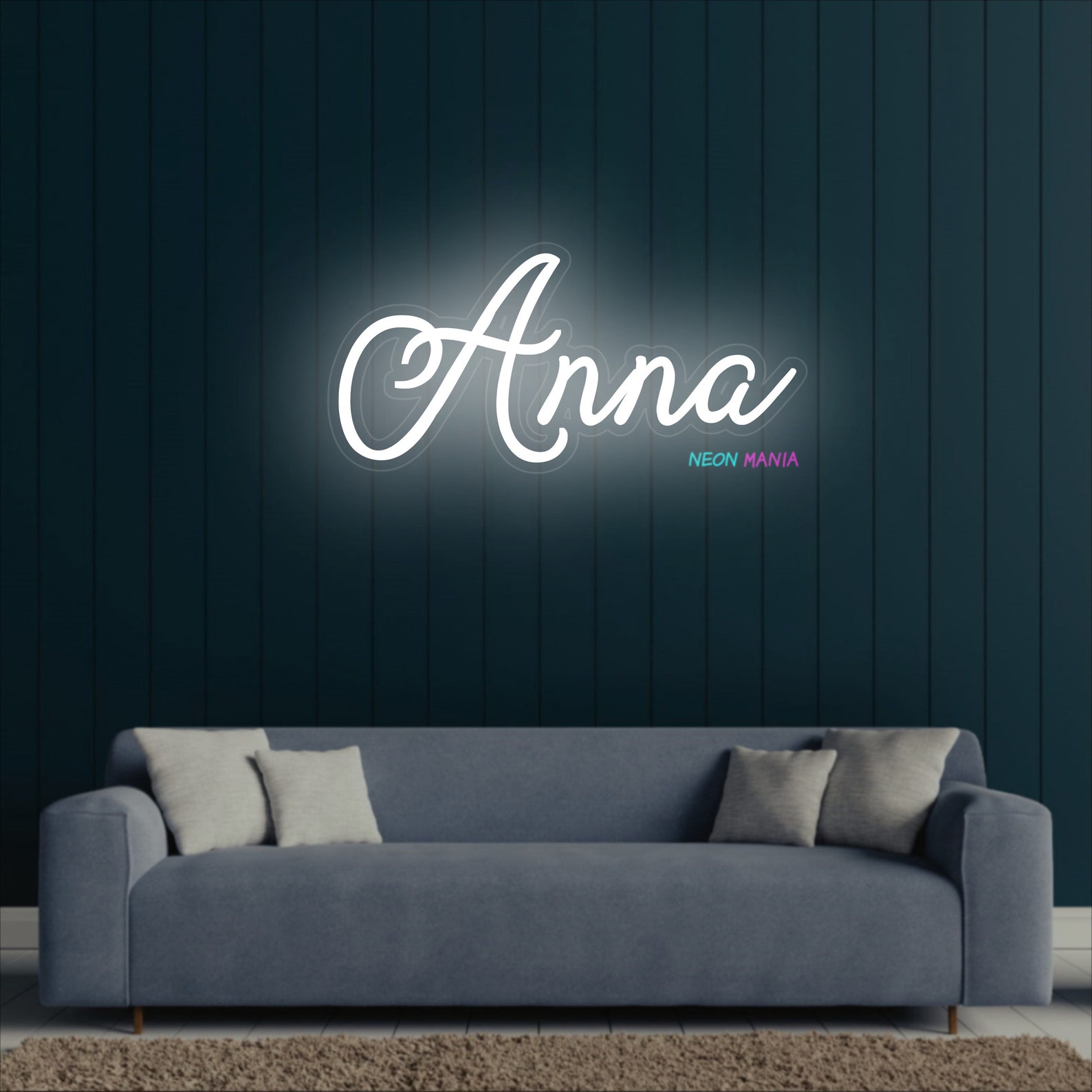 Anna Name Neon Sign Anna Led Neon Sign Custom Name Neon | Etsy