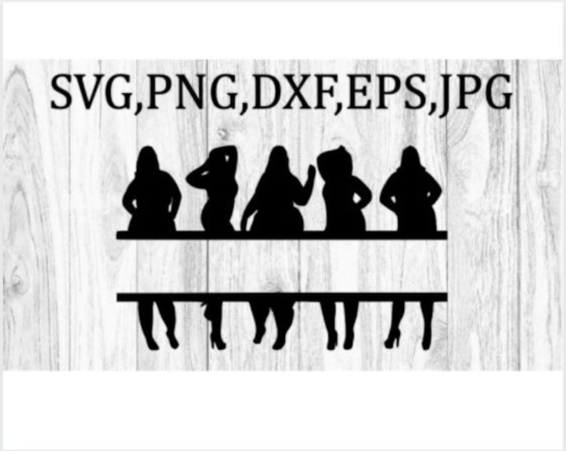 Woman SVG Plus Size Silhouettes Big Girl Tshirts Customizable Curvy ...