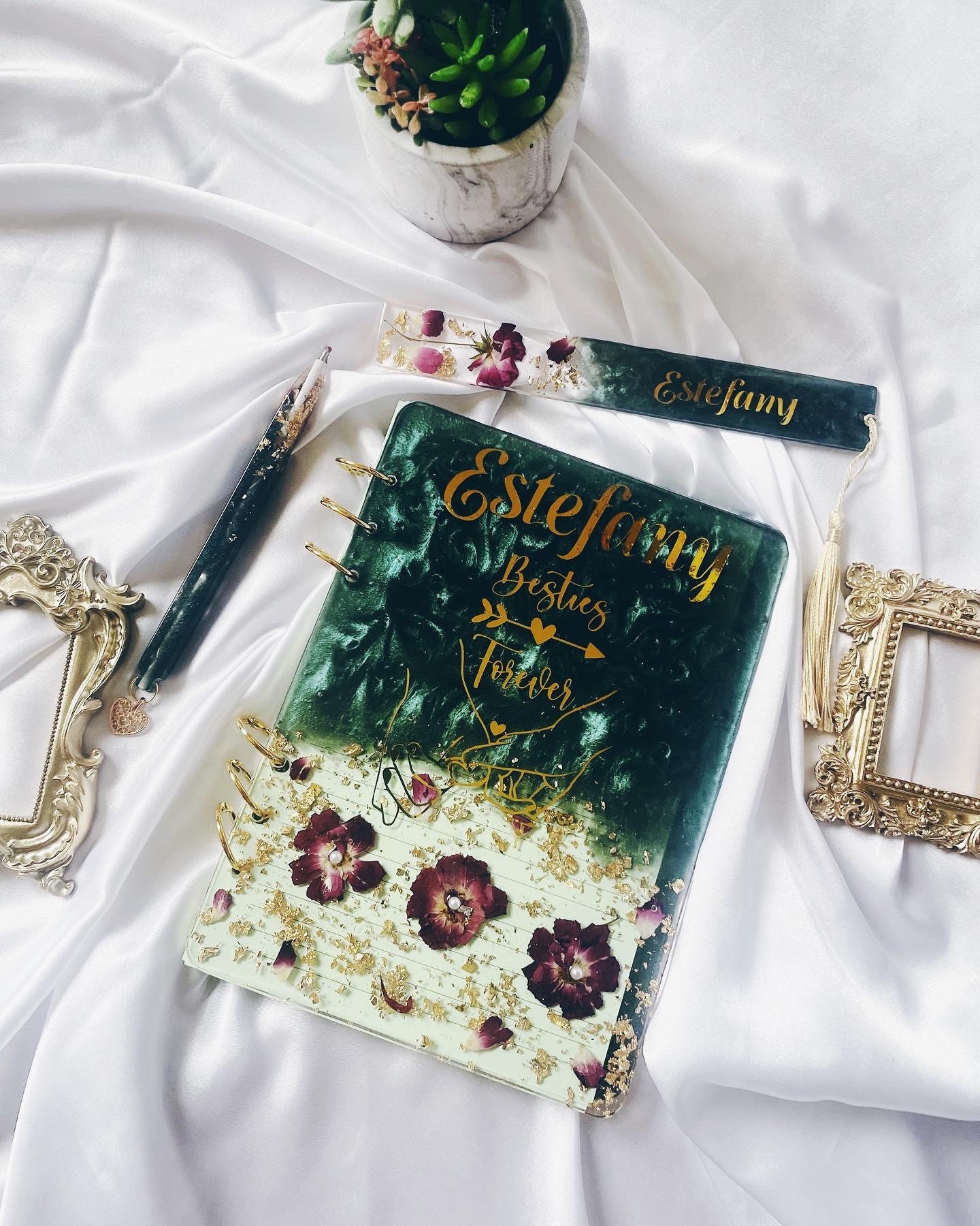 Custom Resin Notebook Resin Personalised Notebook Handmade Notebook ...