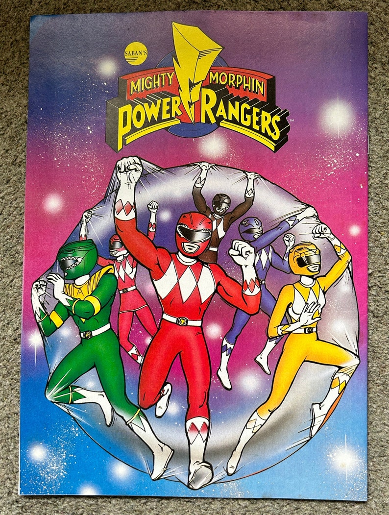 1995 Very Rare Vintage Power Rangers Power Comic No. 1 Northern & Shell ...