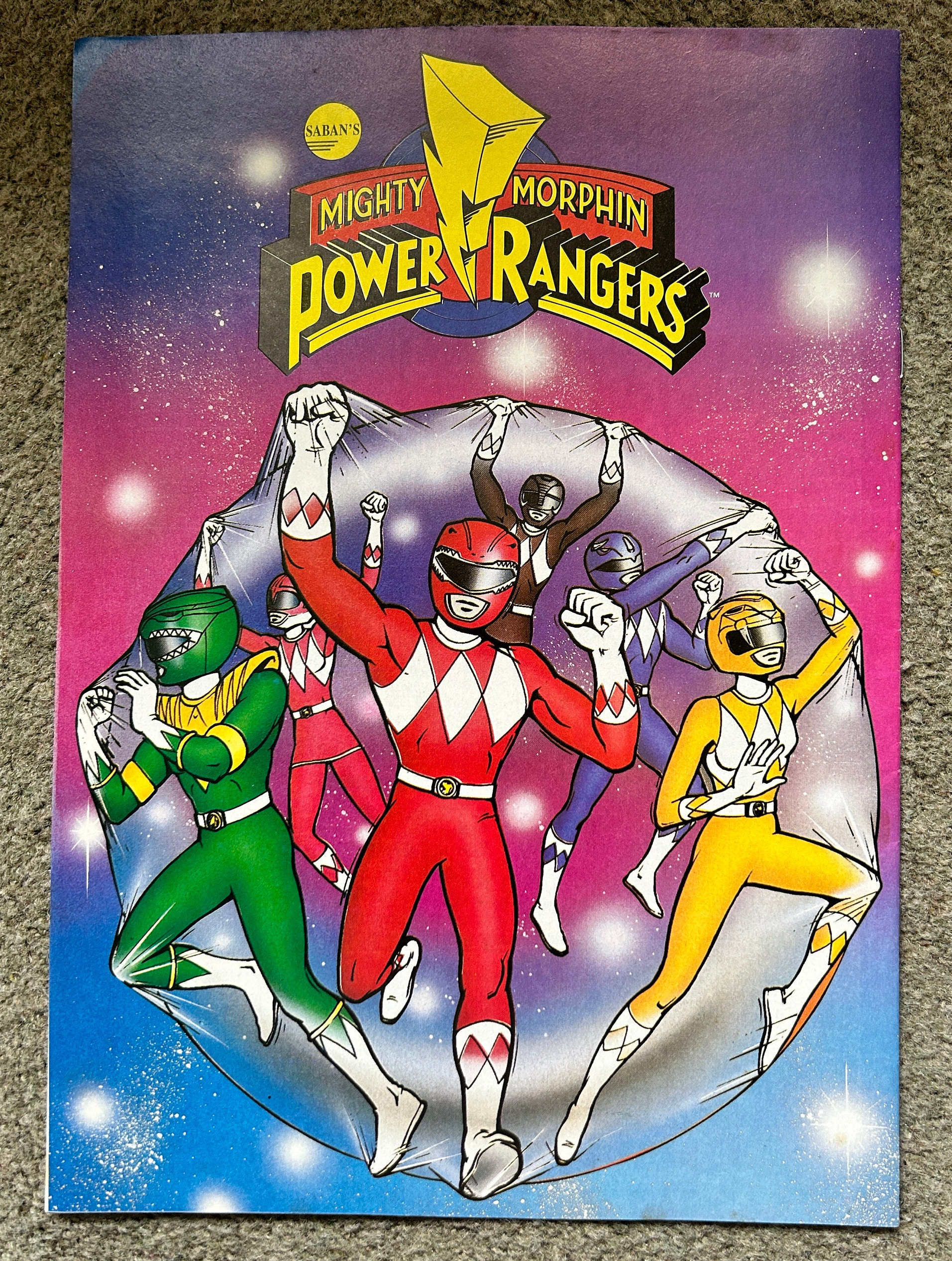 1995 Very Rare Vintage Power Rangers Power Comic No. 1 Northern & Shell ...