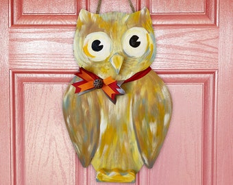 Owl Door Hanger | Etsy