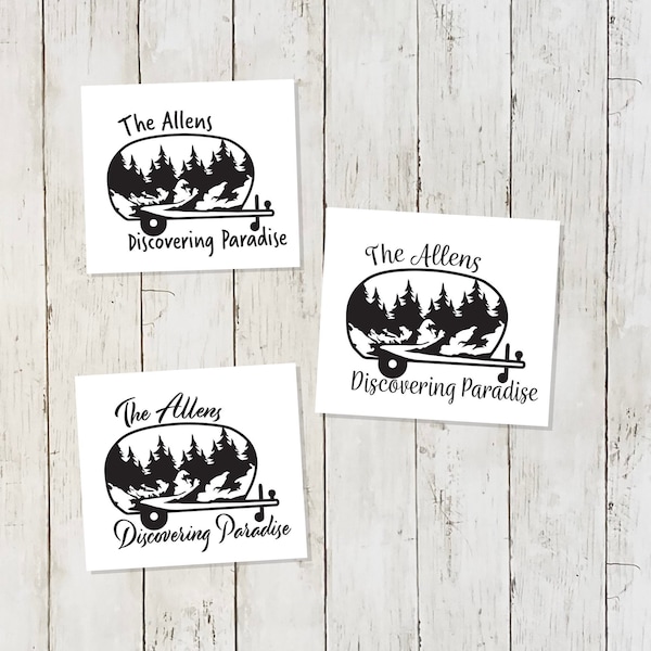Camper Decal - Etsy